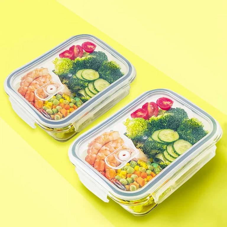 Safe food transparent borosilicate glass container - Borosilicate ...